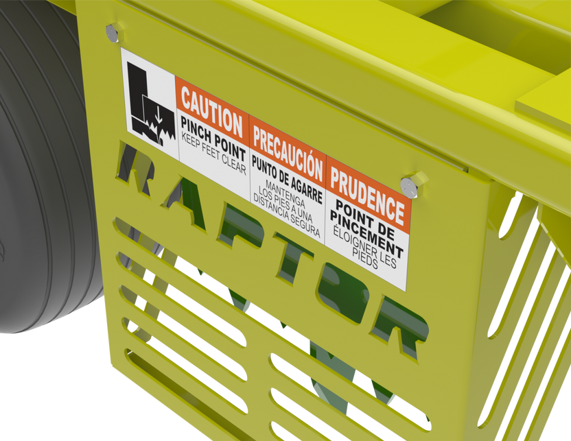 Warning Labels - Mobile Fall Carts – Leading Edge Safety