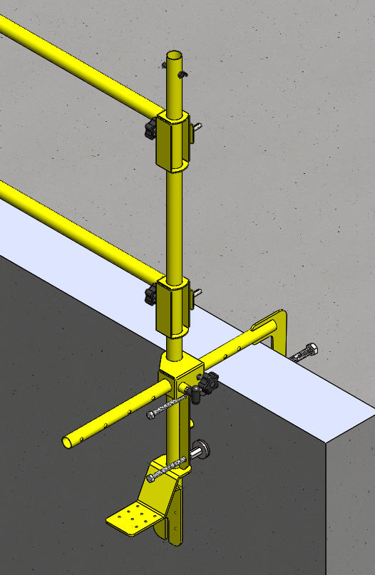 All-In-One Guardrail System – Leading Edge Safety