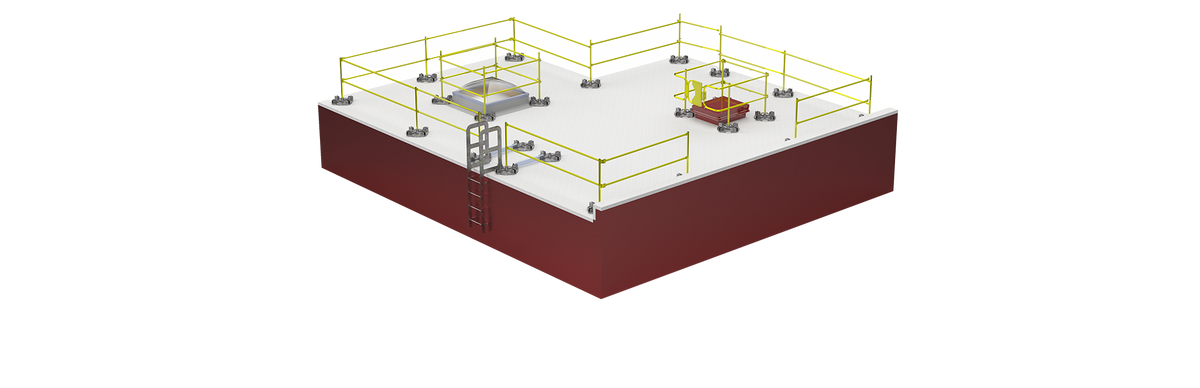 PERM - Ballasted Guardrail Components – Leading Edge Safety