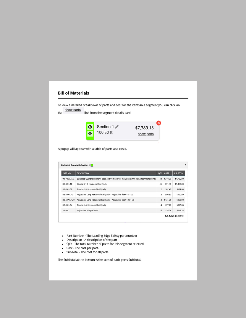 Guardrail Estimator info – Leading Edge Safety
