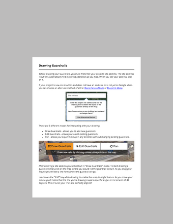 Guardrail Estimator info – Leading Edge Safety