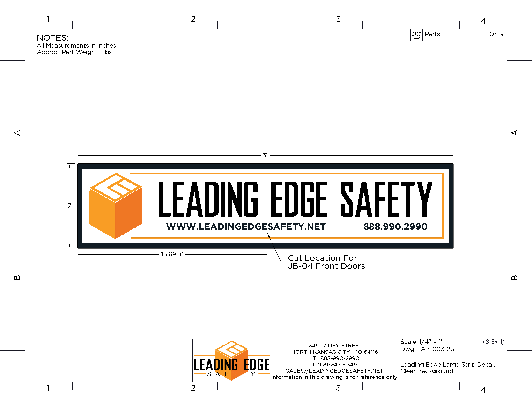 LAB-003-15 – Leading Edge Safety