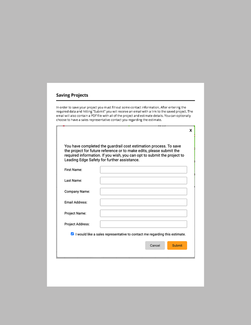 Guardrail Estimator info – Leading Edge Safety
