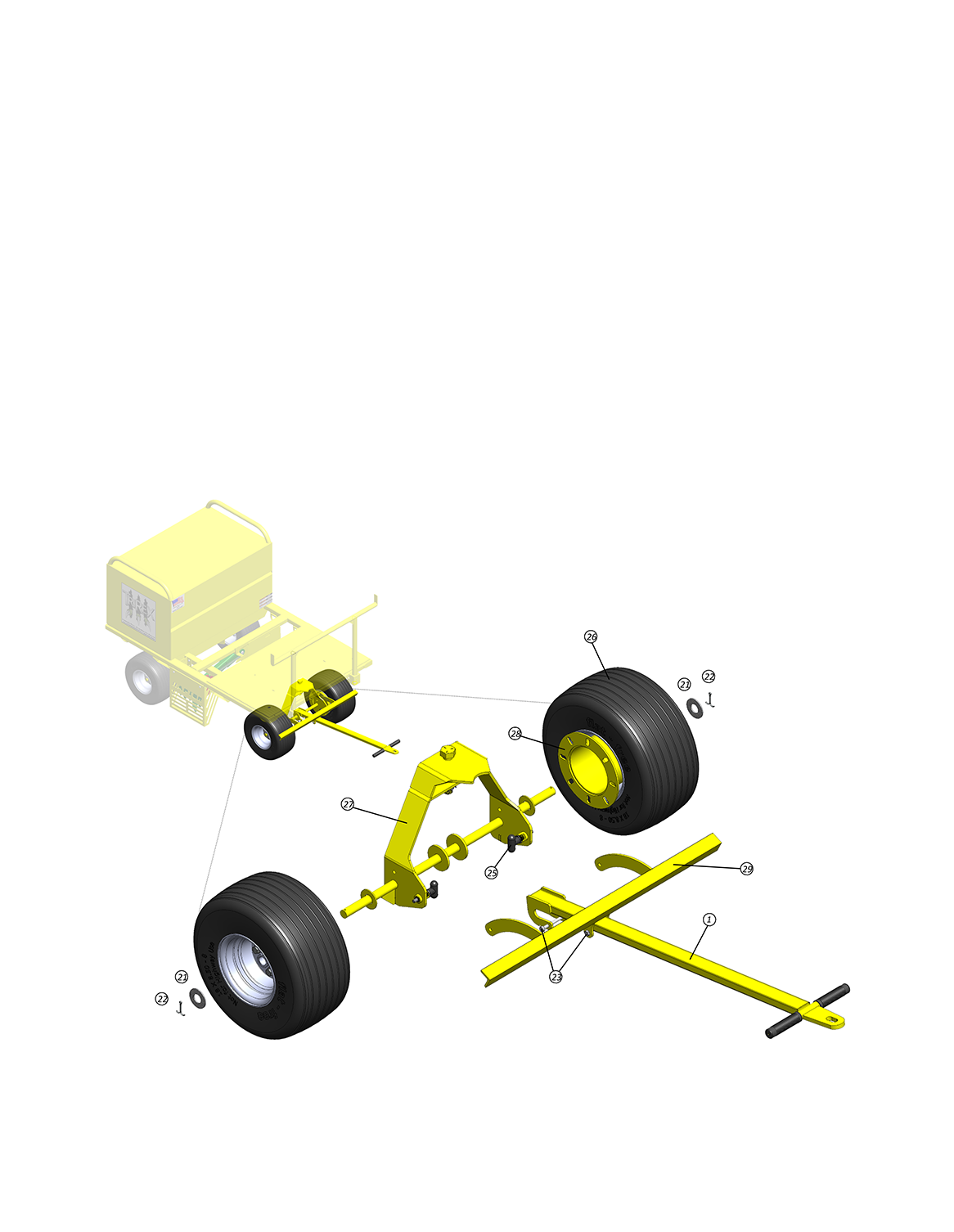 Serviceable Parts - Mobile Fall Protection Carts – Leading Edge Safety