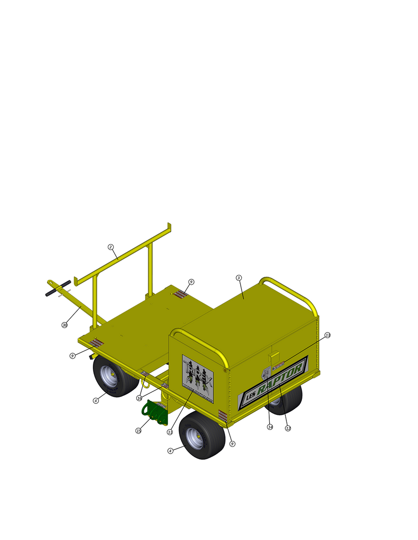 Serviceable Parts - Mobile Fall Protection Carts – Leading Edge Safety
